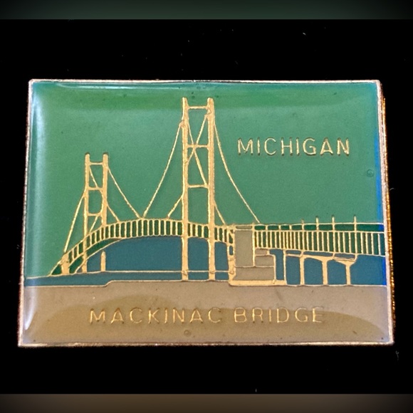 Hot Topic | Accessories | Vintage Mackinac Suspension Bridge Souvenir ...
